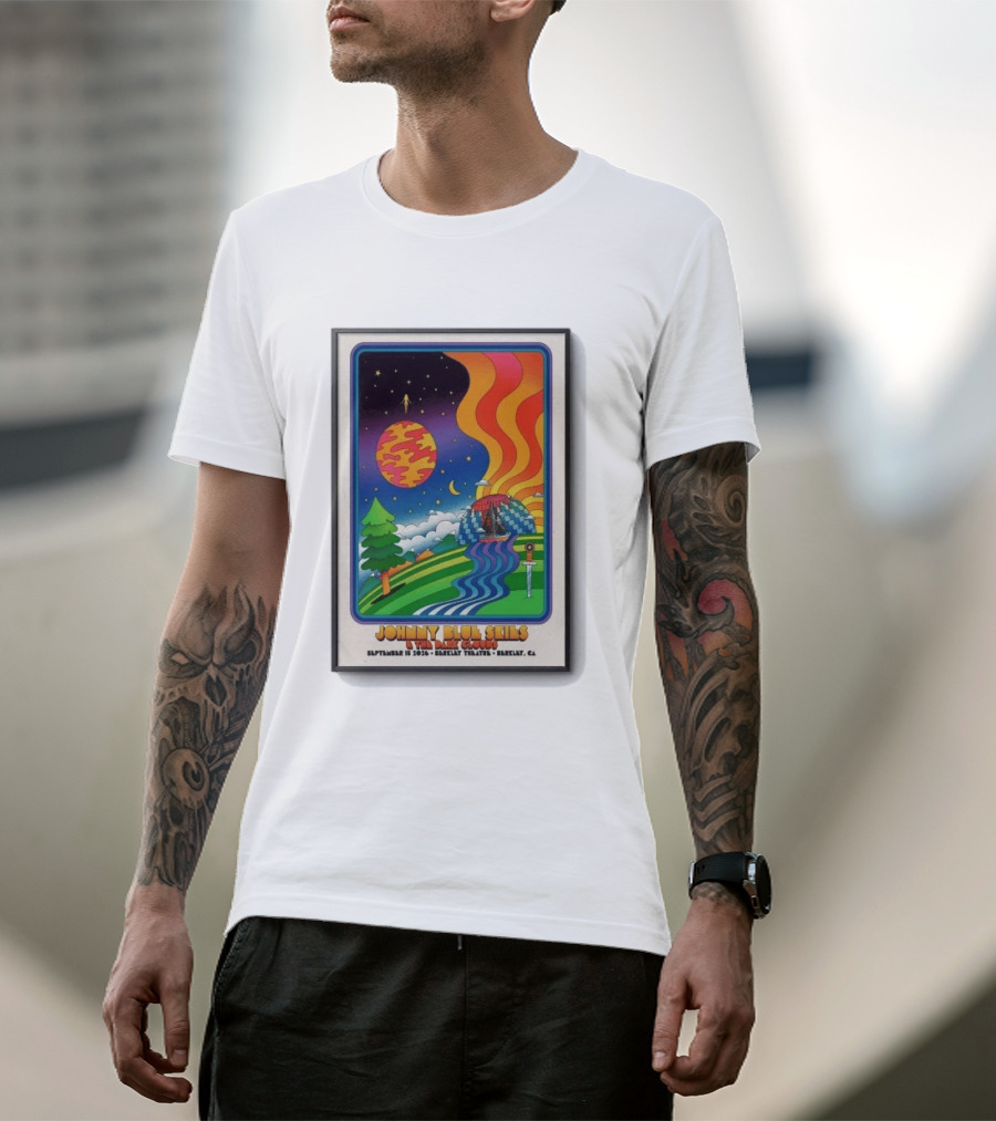 Johnny Blue Skies And The Dark Clouds Berkeley Theatre September 15 2026 Berkeley CA T-Shirt