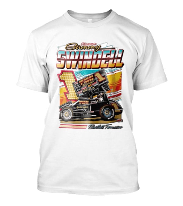 Slammin Sammy Swindell Number 1 Sprint Car Bartlett Tennessee Racing T-Shirt