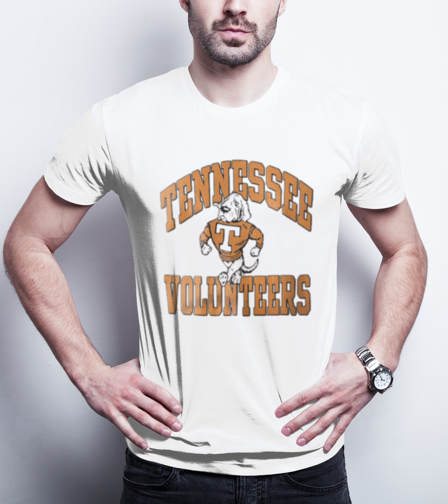 Tennessee Volunteers NCAA Cartoon Hound Dog T-Shirt