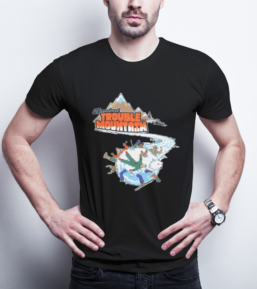 Aesop Rock X Blockhead I Survived Trouble Mountain T-Shirt