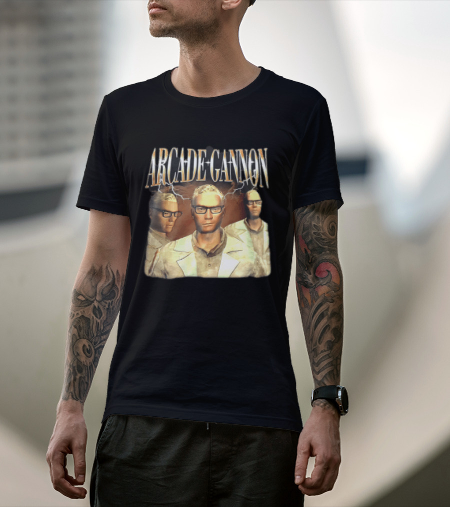 Arcade Gannon Bootleg Lightning Trio T-Shirt