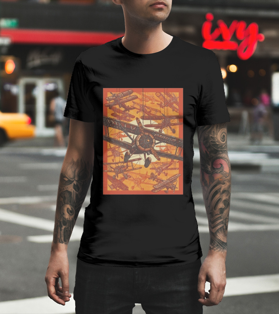 Billy Strings Fall 2026 Luke Martin Denver CO Airplane T-Shirt