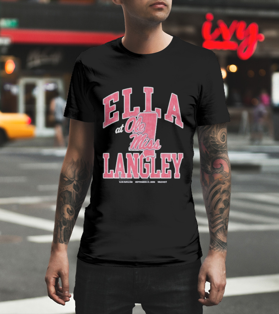 Ella Langley At Ole Miss SJB Pavilion September 17 2026 Oxford Mississippi T-Shirt