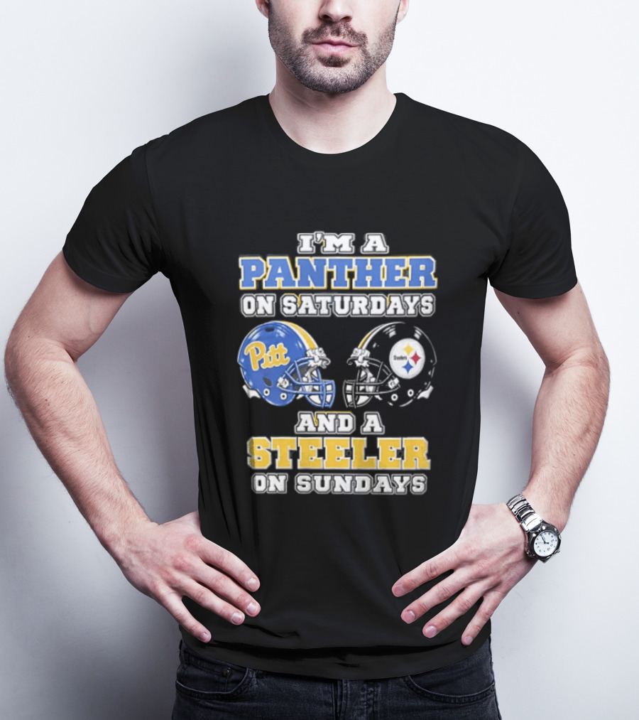 I’m A Panther On Saturdays And A Steeler On Sundays T-Shirt