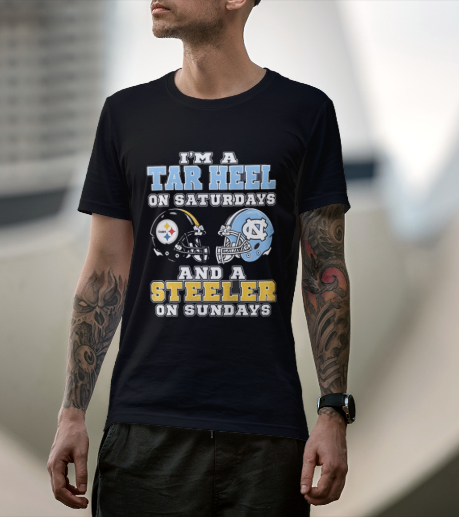 Pitt Panther On Saturdays And Steeler On Sundays Football Team Spirit T-Shirt