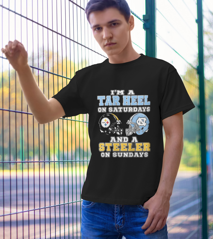 Pitt Panther On Saturdays And Steeler On Sundays Football Team Spirit T-Shirt