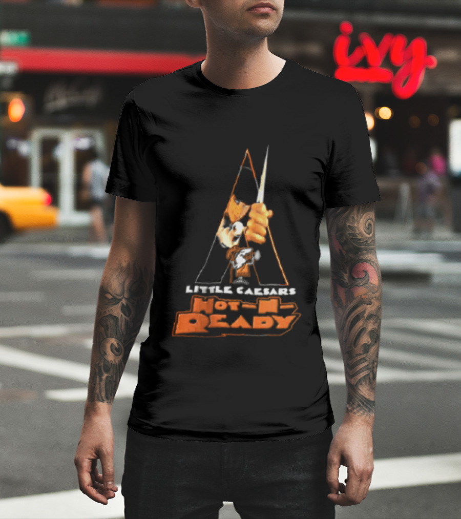 Little Caesars Hot N Ready A Work Orange Pizza Fusion T-Shirt