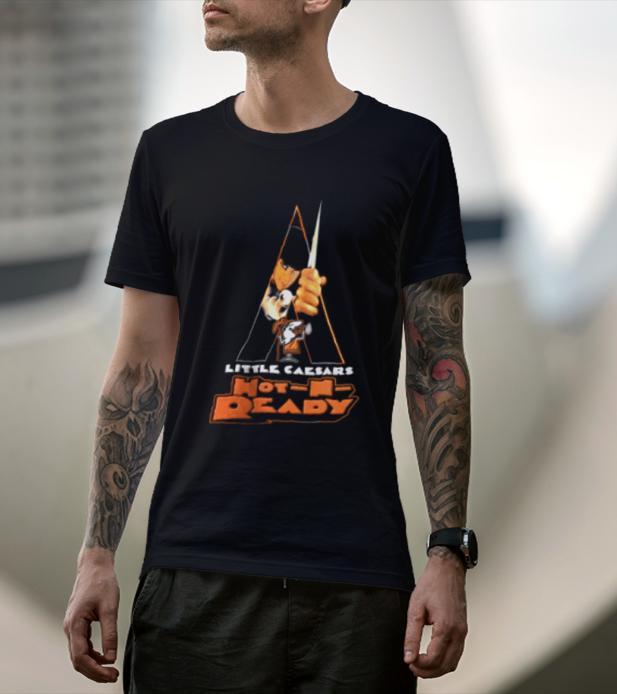 Little Caesars Hot N Ready A Work Orange Pizza Fusion T-Shirt