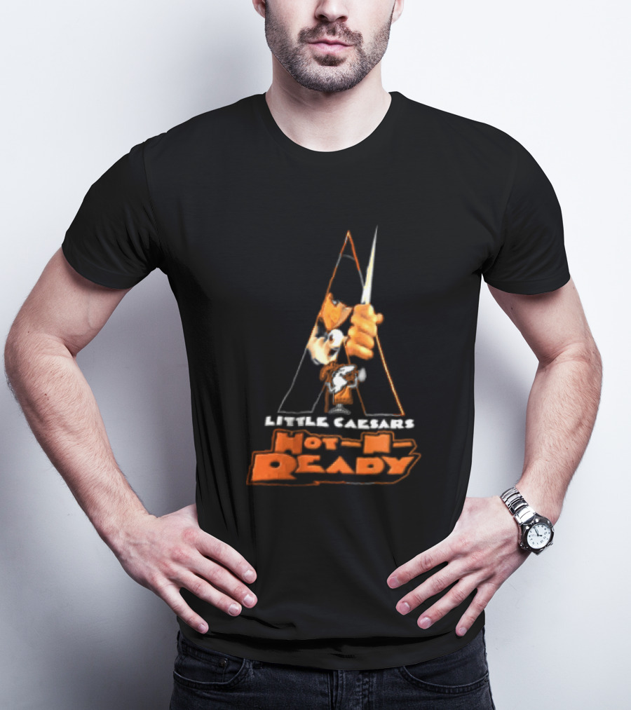 Little Caesars Hot N Ready A Work Orange Pizza Fusion T-Shirt