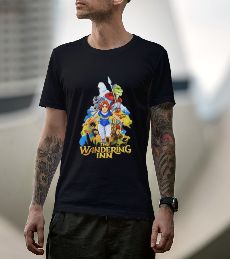 The Wandering Inn Fantasy Adventure Characters And Iconic Journey T-Shirt