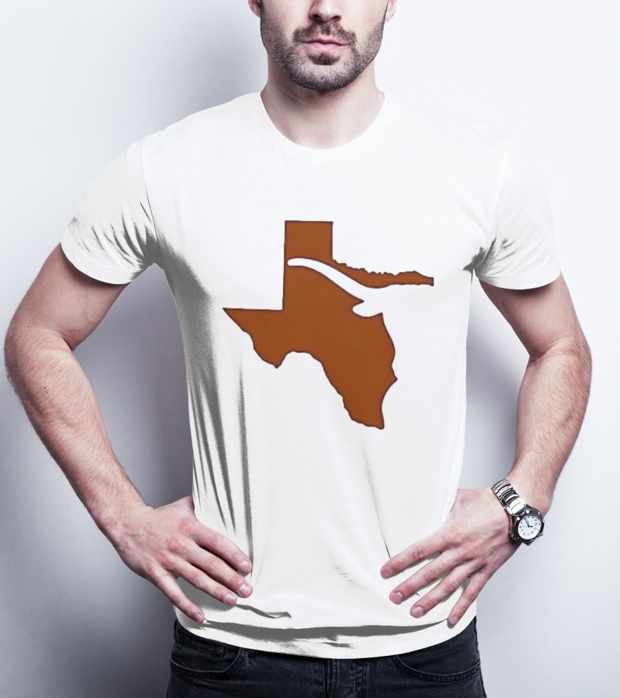 Texas State Longhorn Steer Original Orange T-Shirt