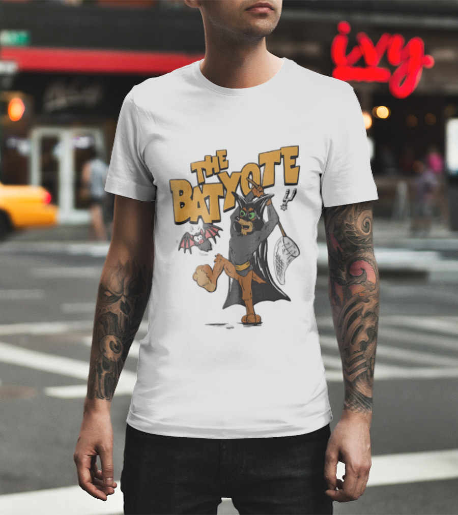 The Bat Yote Coyote Butterfly Net Creature Cartoon San Antonio Spurs NBA T-Shirt