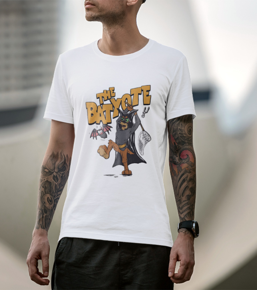 The Bat Yote Coyote Butterfly Net Creature Cartoon San Antonio Spurs NBA T-Shirt