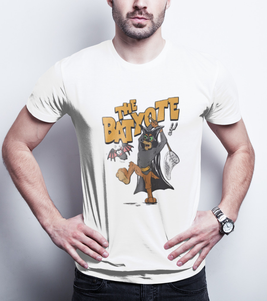 The Bat Yote Coyote Butterfly Net Creature Cartoon San Antonio Spurs NBA T-Shirt