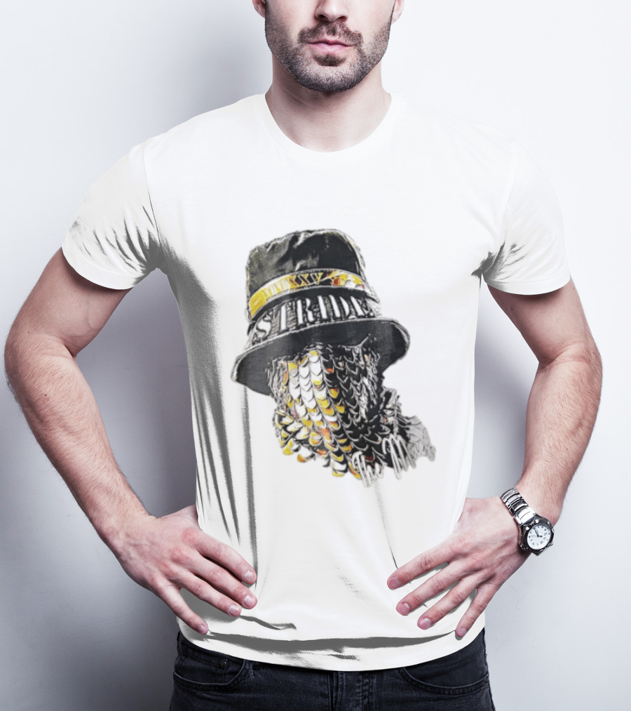 Strides Mmxxv Magpie Bucket Hat Golden Feather Mask T-Shirt