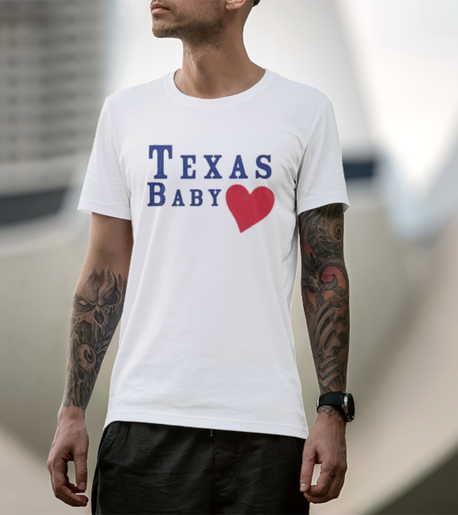 Susannah Joffe Store Texas Baby Heart Tank T-Shirt