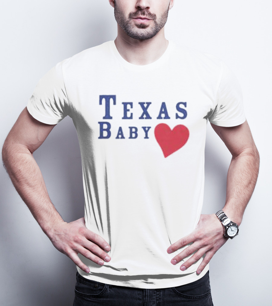 Susannah Joffe Store Texas Baby Heart Tank T-Shirt