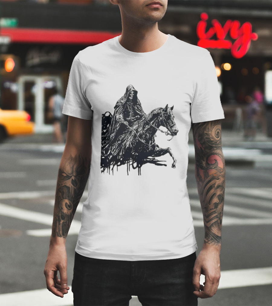 A7x World Store Total Surrender Grim Reaper Horseman T-Shirt