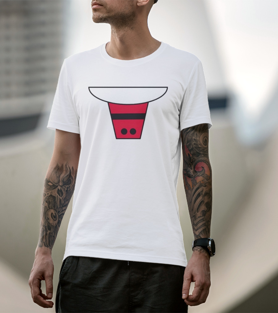 Ji Lee Underbranded Chicago Bulls Iconic Visual Redesign T-Shirt