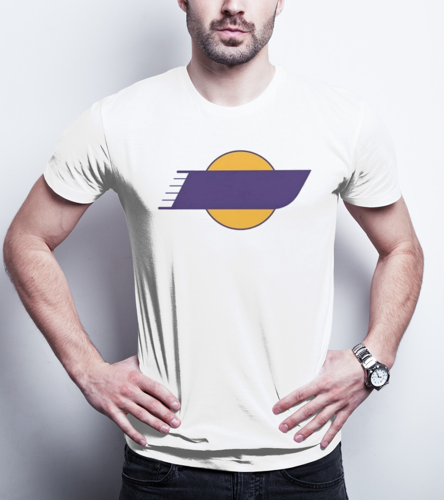 Ji Lee Underbranded Los Angeles Lakers Retro Sun T-Shirt