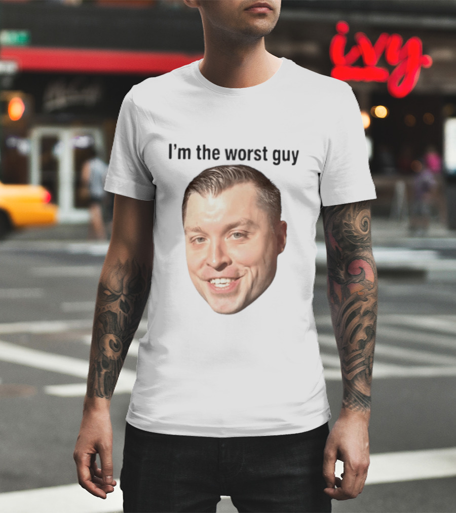 Jimmy Failla I'm The Worst Guy Big Head Face Meme T-Shirt