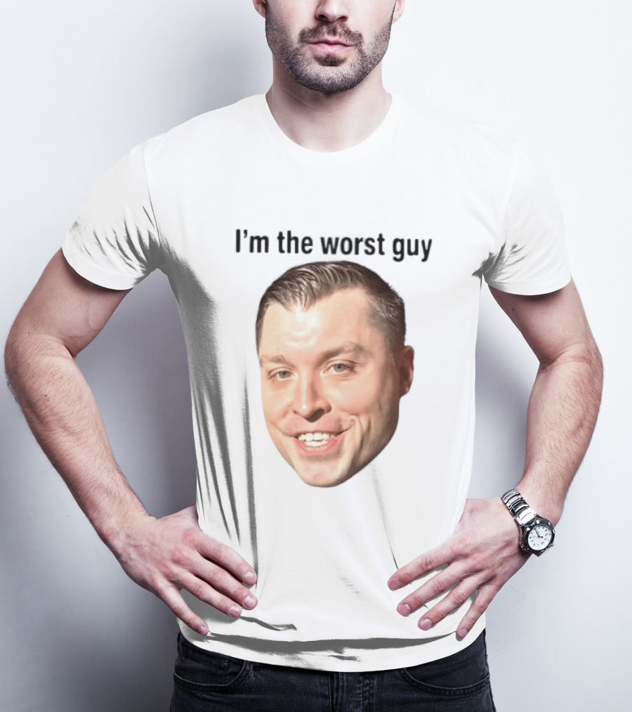 Jimmy Failla I'm The Worst Guy Big Head Face Meme T-Shirt
