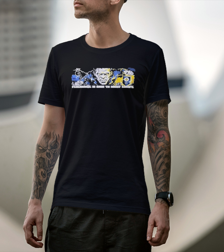 Fenerbahce SK Back To Haunt Europe Frankenstein Monster Holding T-Shirt