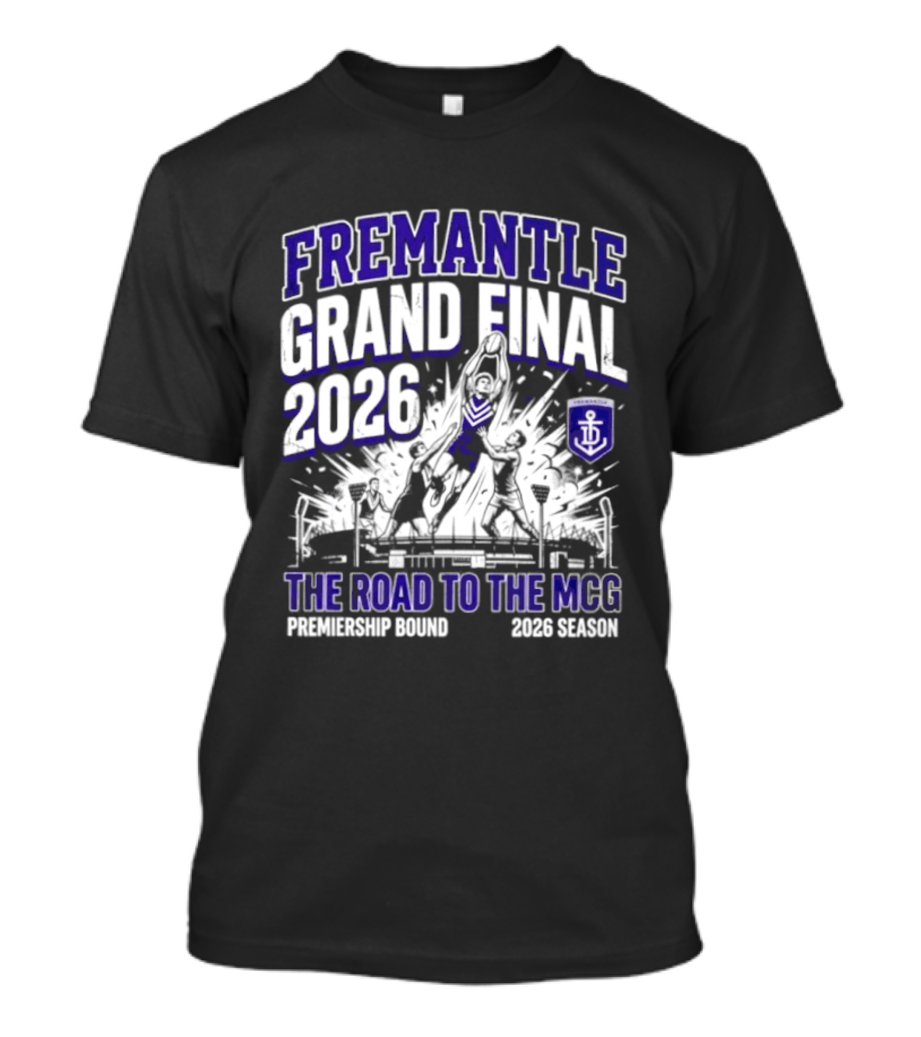 Fremantle Grand Final 2026 Road To The MCG AFL Dockers T-Shirt
