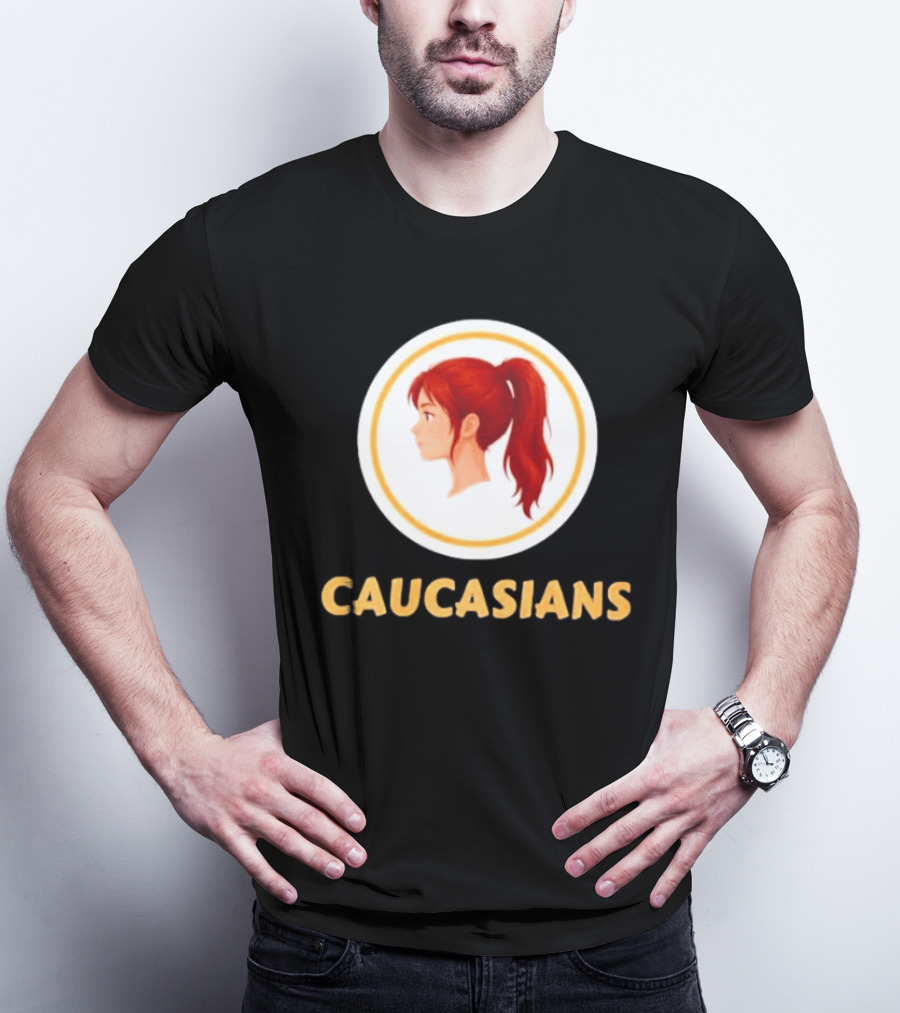 Caucasians Redhead Ponytail Profile T-Shirt