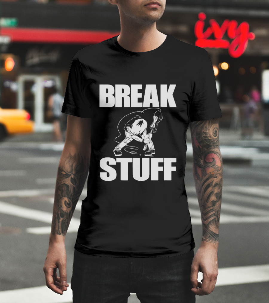 Limp Bizkit Break Stuff Illustration Iconic Band T-Shirt