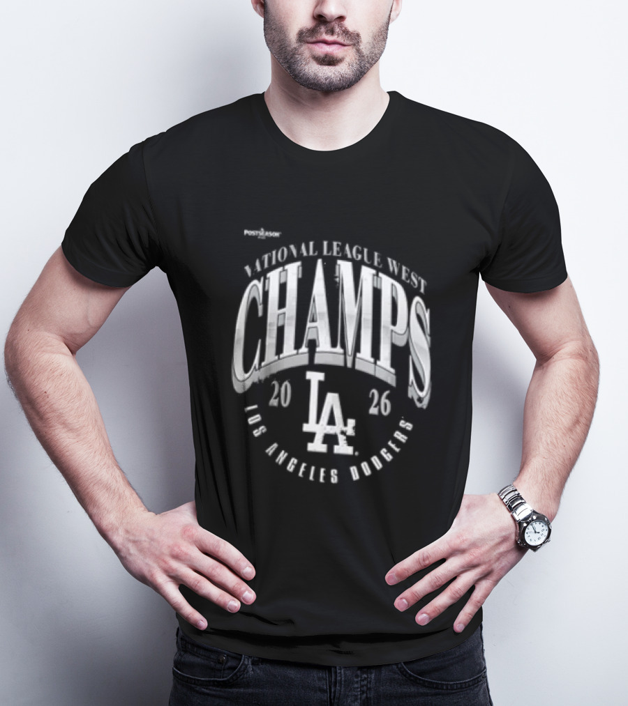 Los Angeles Dodgers National League West Champs 2026 LA T-Shirt