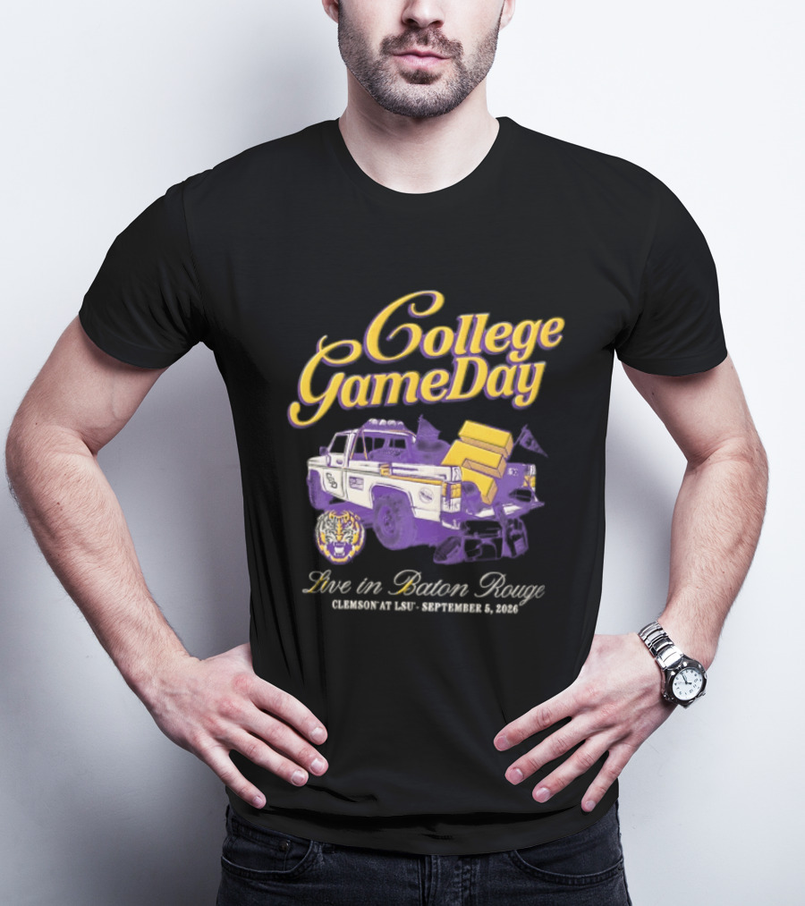 LSU Tigers College Gameday Live In Baton Rouge September 9 2023 Truck T-Shirt
