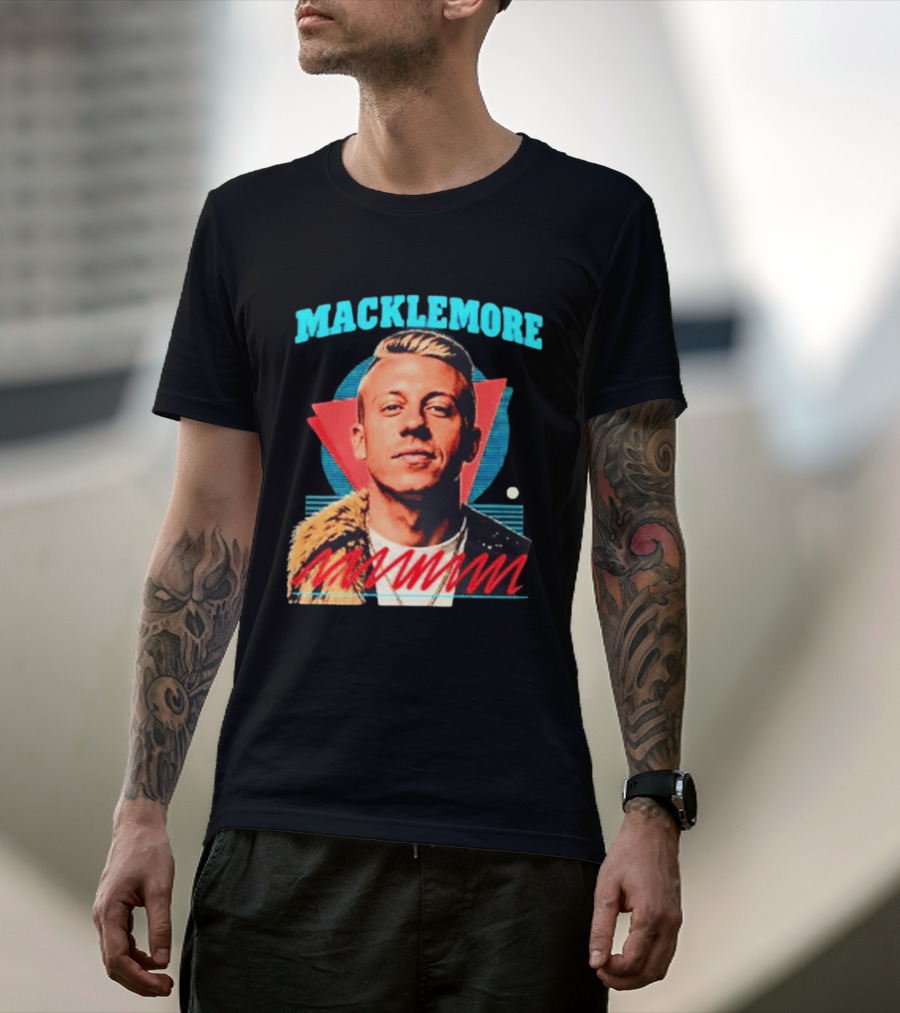 Macklemore Vintage Retro Style Collage T-Shirt