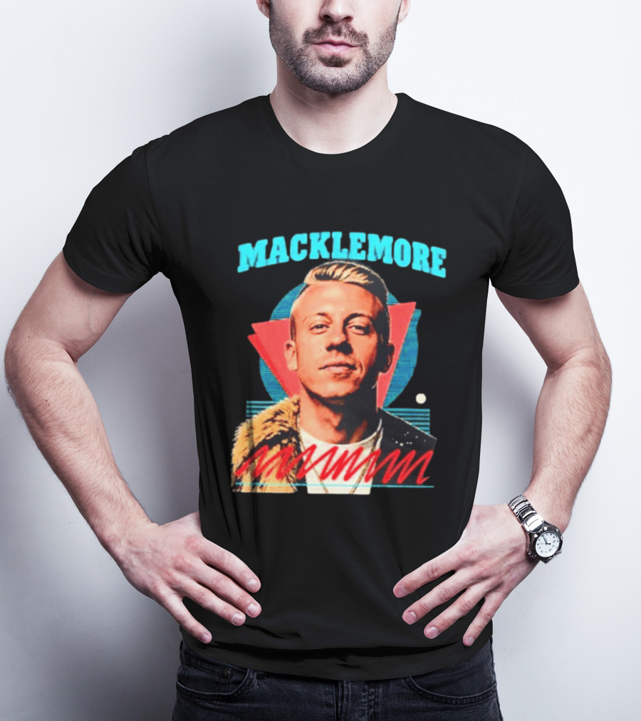 Macklemore Vintage Retro Style Collage T-Shirt