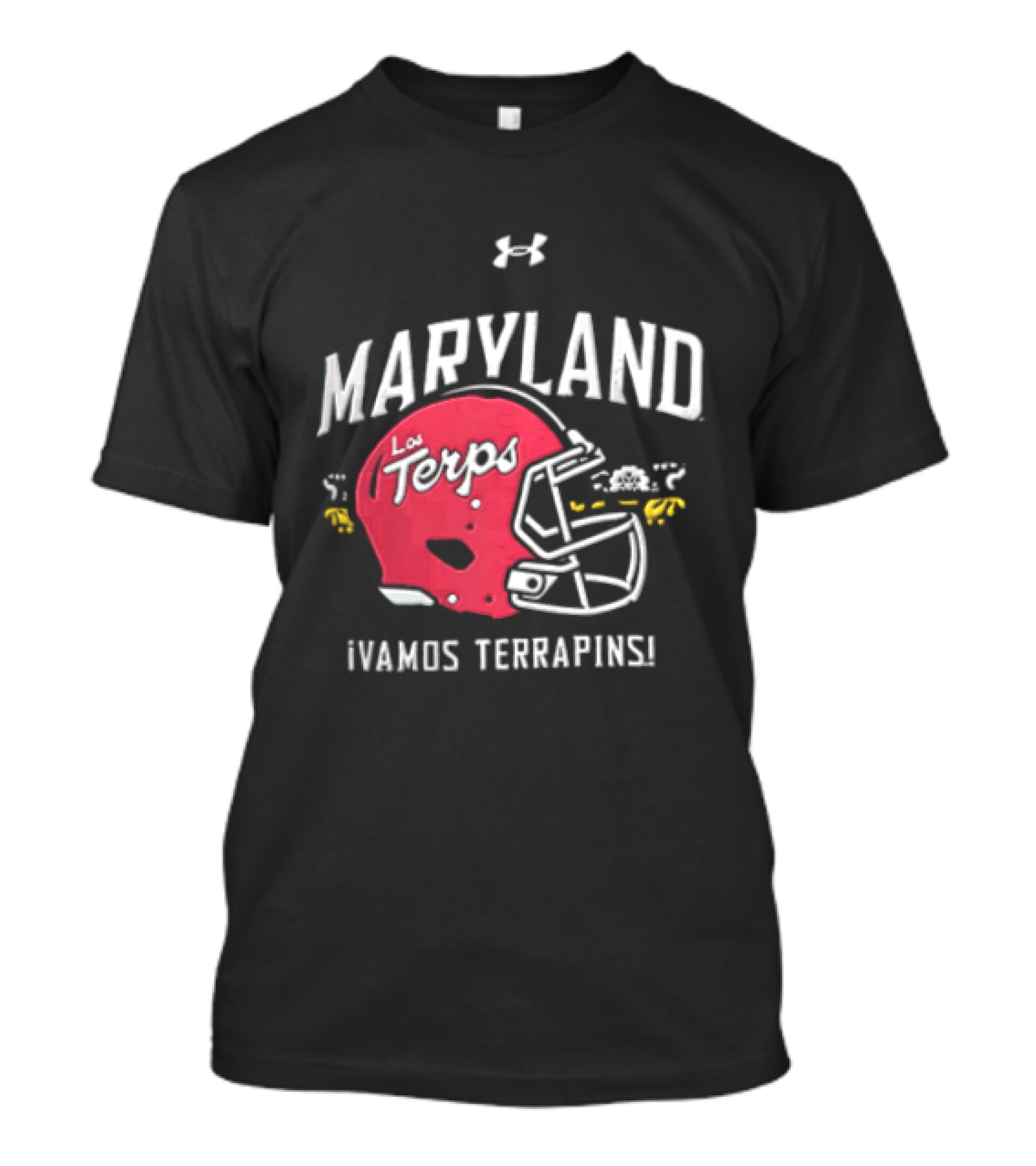 Maryland La Terps ¡Vamos Terrapins! Helmet T-Shirt