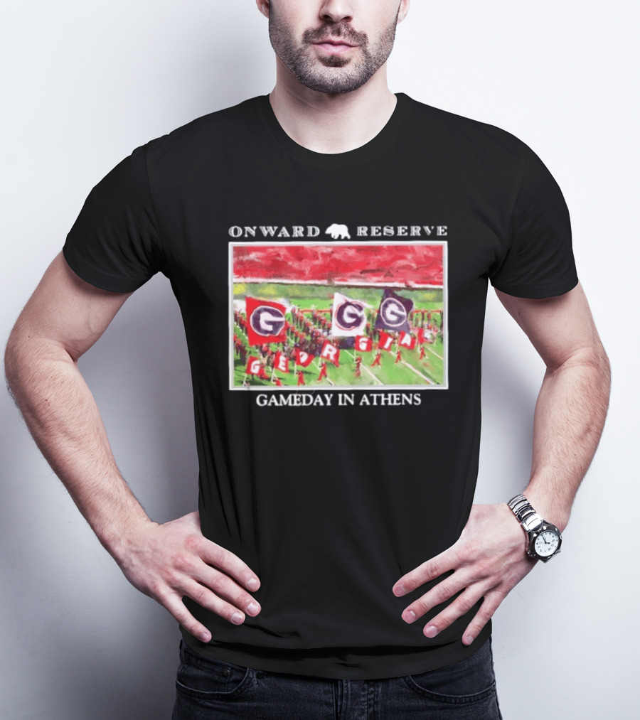 Onward Reserve Georgia Bulldogs Gameday In Athens T-Shirt
