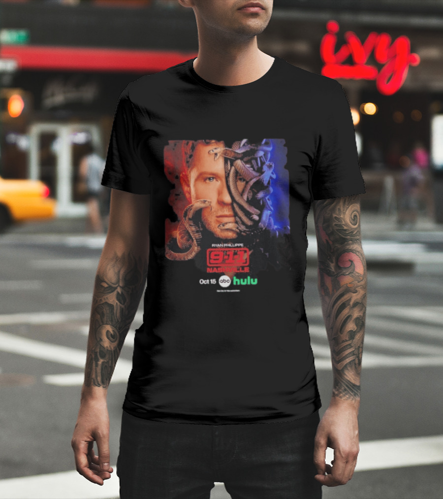 Ryan Phillippe 911 Nashville Original ABC Hulu October 15 2026 T-Shirt