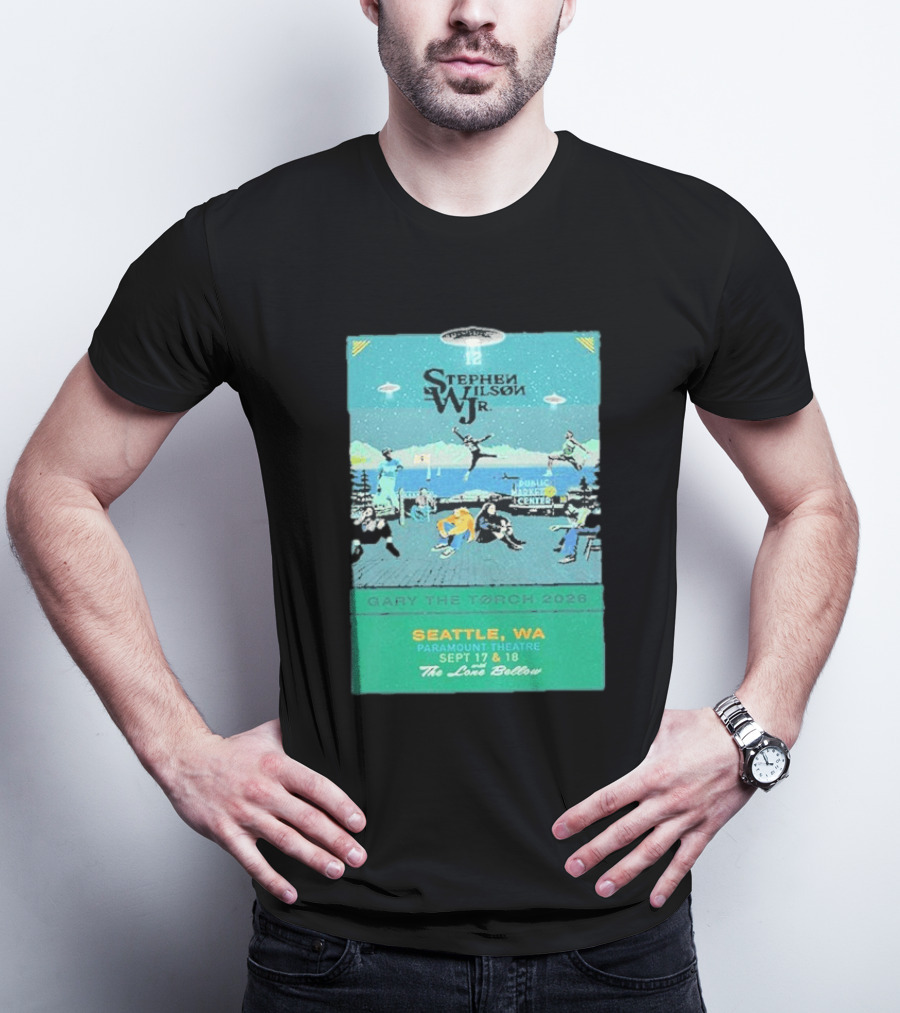 Stephen Wilson Jr Carry The Torch 2026 Seattle Paramount Theatre Event September 17 18 Public Market Center Seattle WA T-Shirt