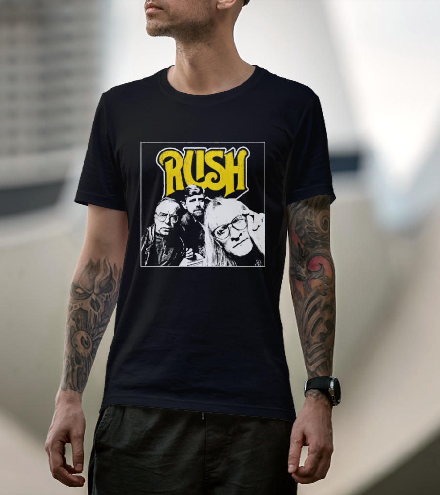 Rush Lone Gunmen Yellow T-Shirt