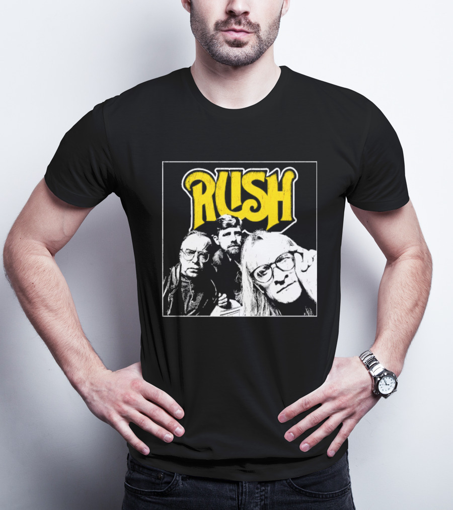 Rush Lone Gunmen Yellow T-Shirt