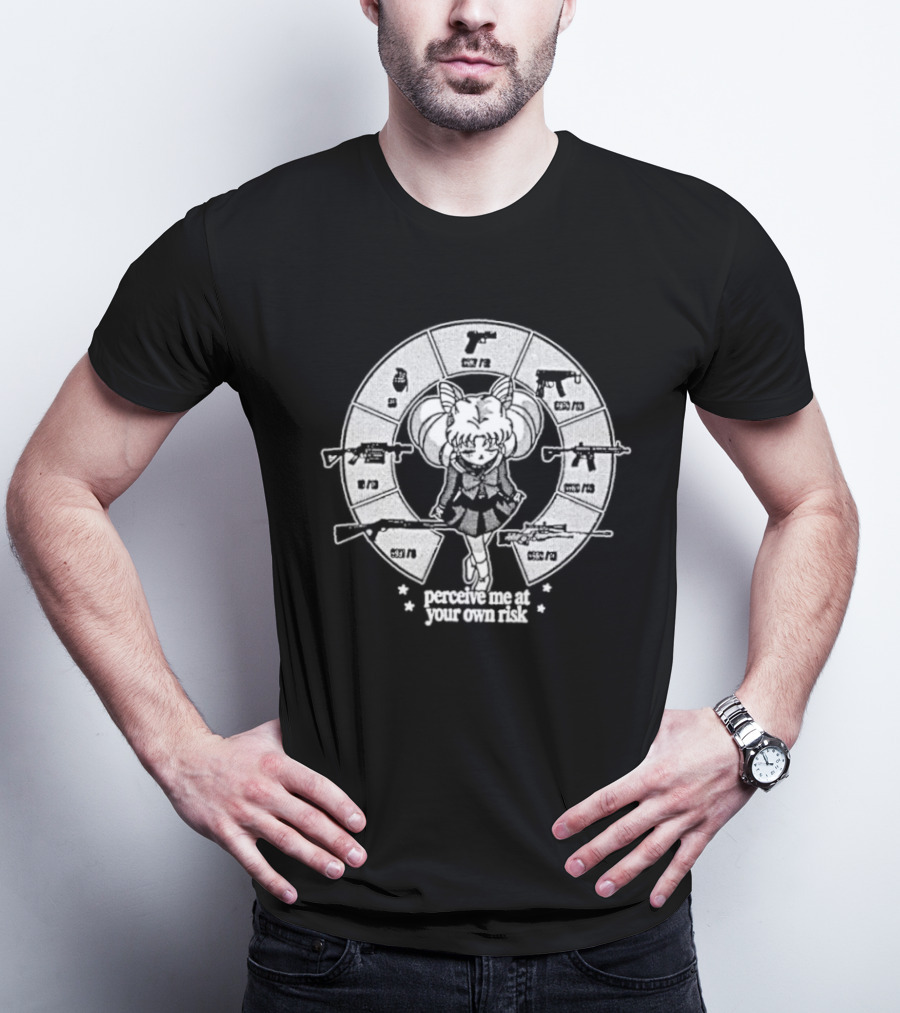 Perceive Me At Your Own Risk Sailor Moon Inspired Guardians Circular T-Shirt
