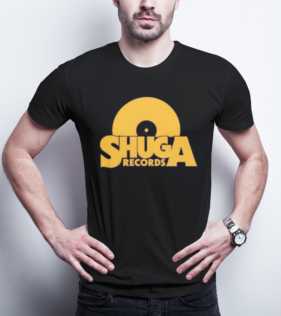 Shuga Records Vinyl Icon Retro Style Collection T-Shirt