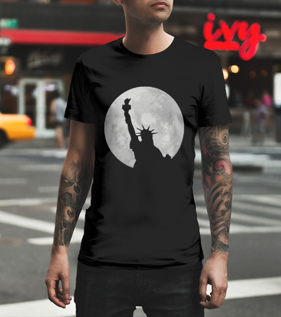 Statue Of Liberty Lunar T-Shirt