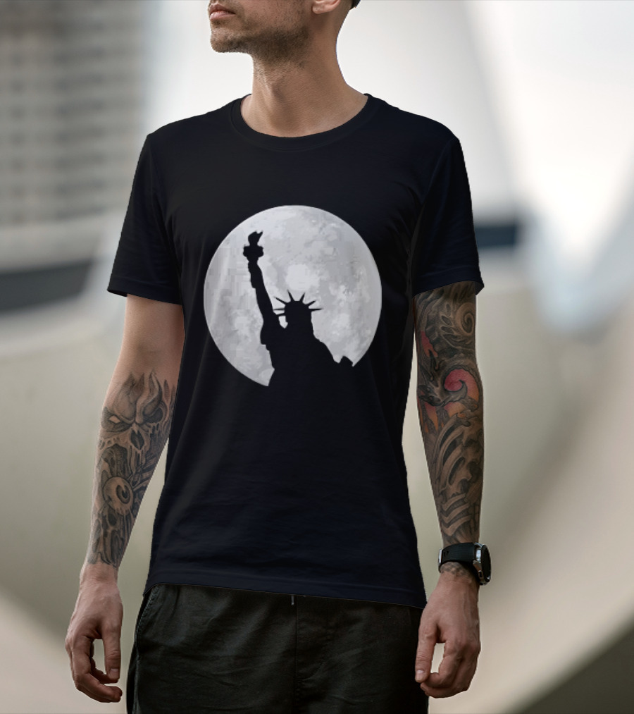 Statue Of Liberty Lunar T-Shirt