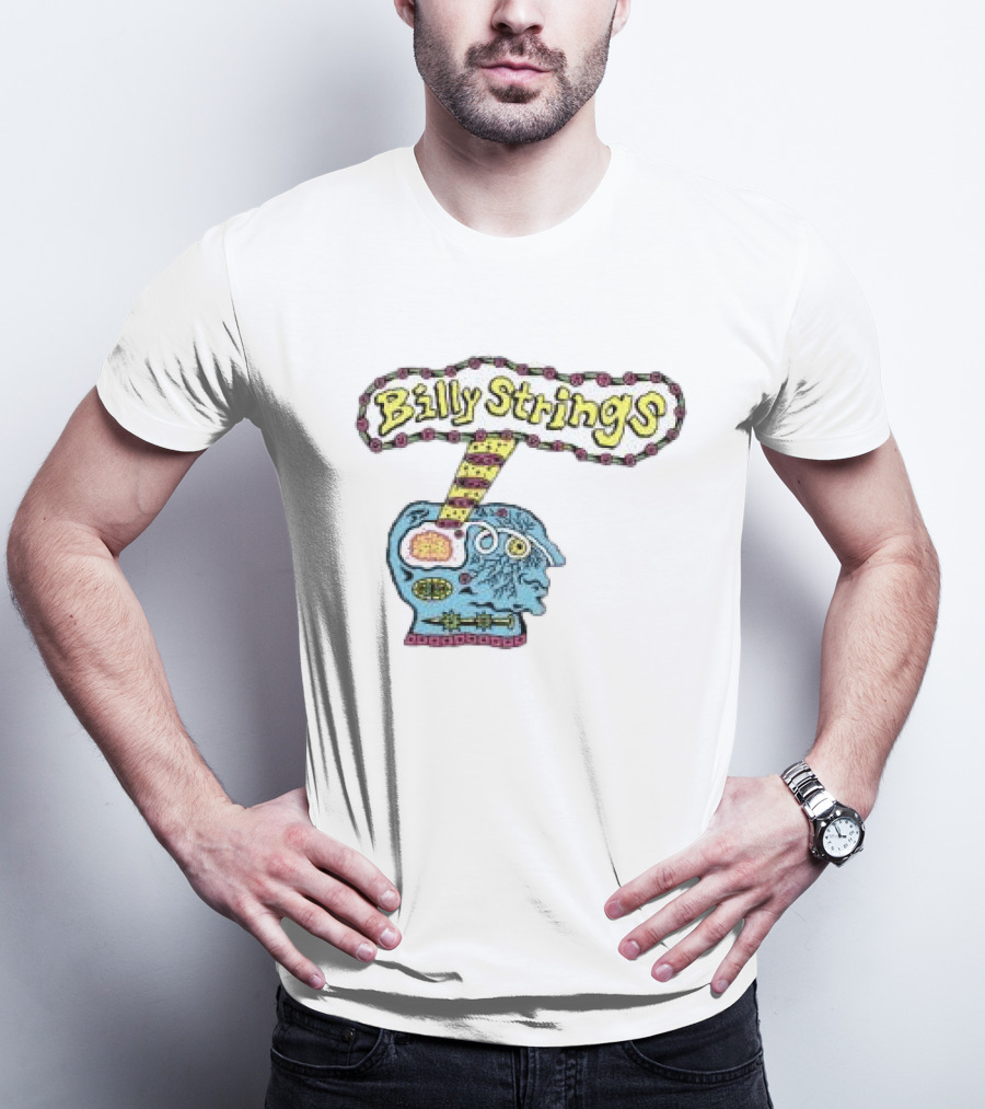 Billy Strings Store Head Brain T-Shirt