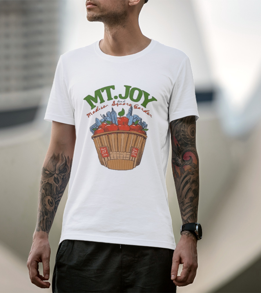 Mt. Joy Madison Square Garden Sept 17 2026 Apples New York City T-Shirt
