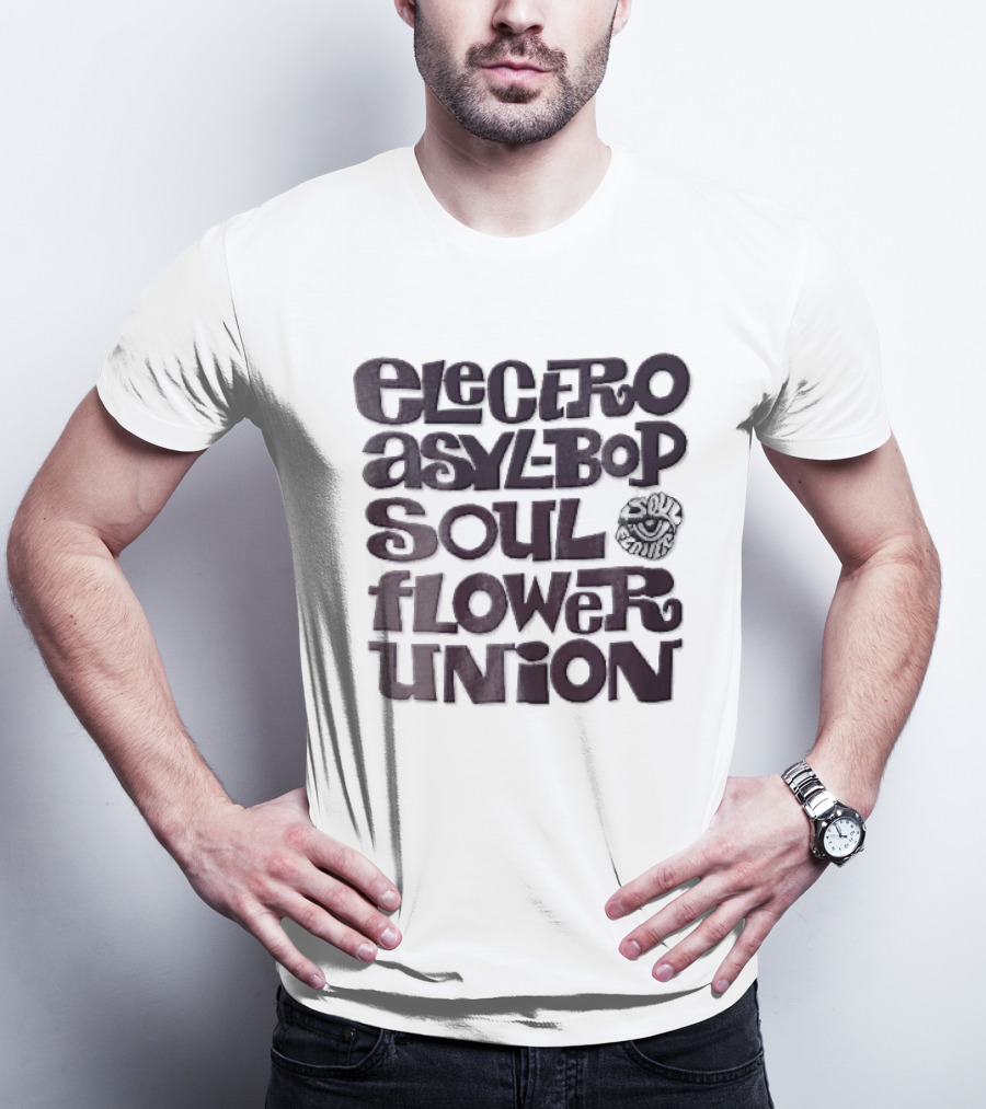 Electro Asylum Bop Soul Flower Union Psychedelic Eye T-Shirt