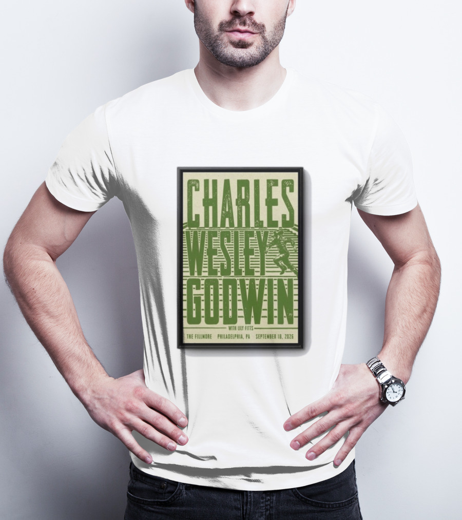 Charles Wesley Godwin The Fillmore Philadelphia PA September 18 2026 T-Shirt