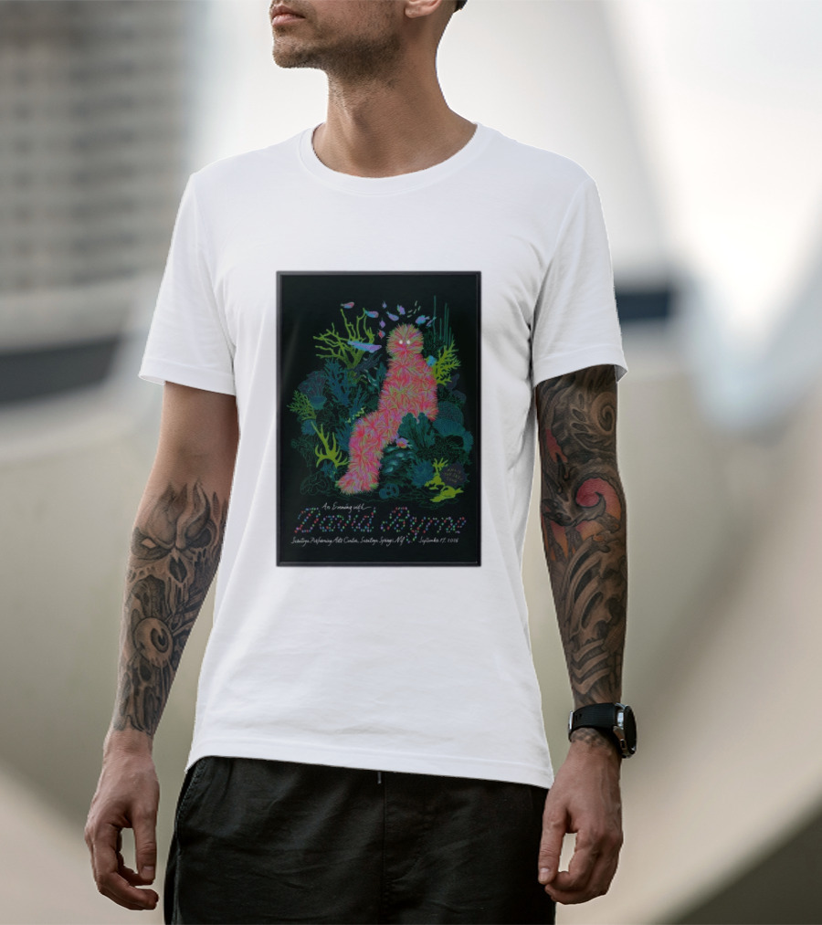 An Evening With David Byrne SPAC Saratoga Springs NY September 17 2026 T-Shirt