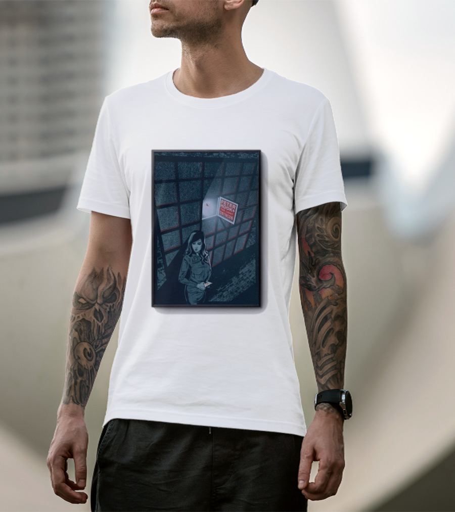 Peter Hook And The Light 9 18 2026 Del Mar CA Tour Woman In Dress Guard غرفة المراقبة T-Shirt